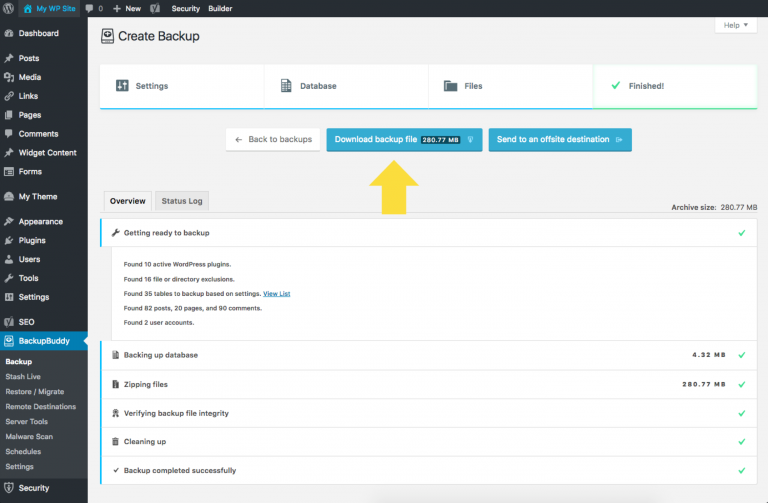 Een WordPress site kopiëren en migreren met BackupBuddy - WordPress Handleiding