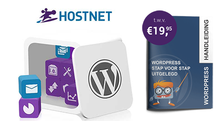 Hostnet hostingpakket | Ontvang gratis WordPress Handleiding